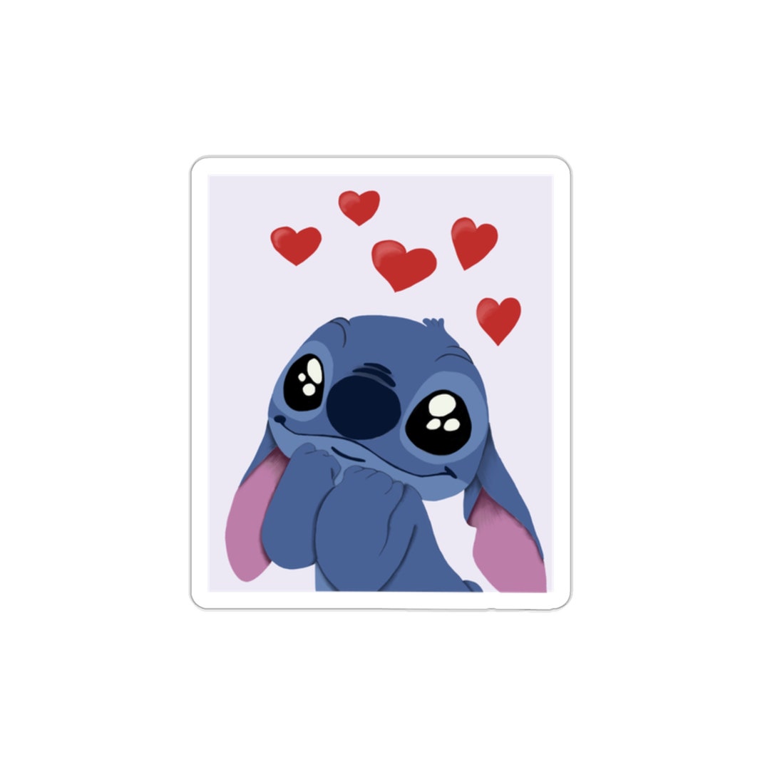 Stitch Love Sticker - Etsy