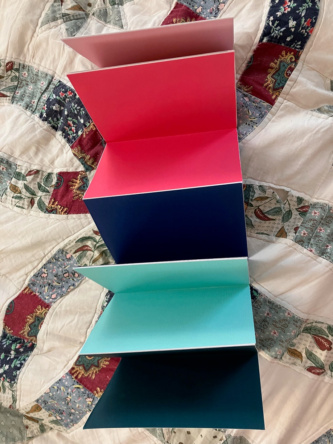 Colorful Accordion Notebook - Etsy