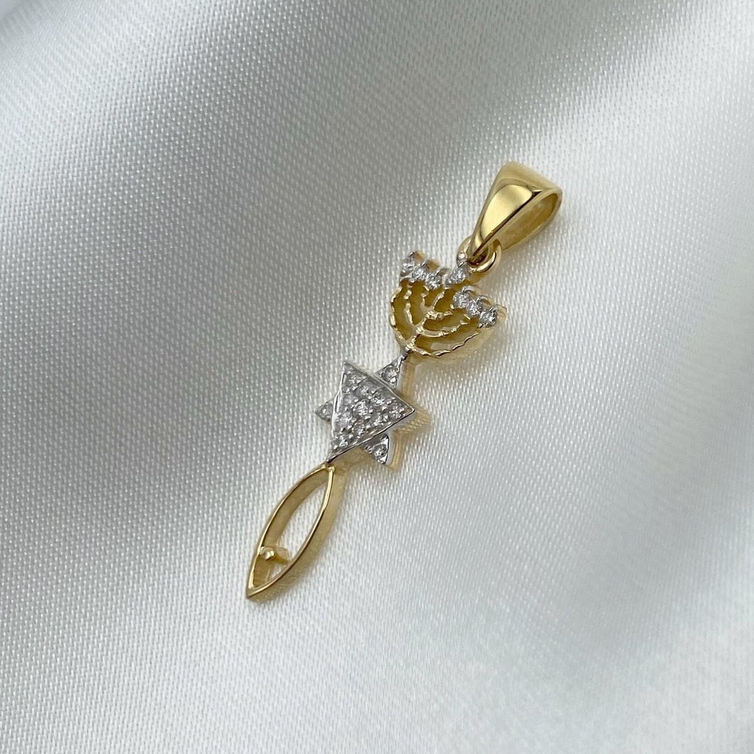 Grafted in Pendant: 14k Solid Gold Diamond Vine & Branches - Etsy