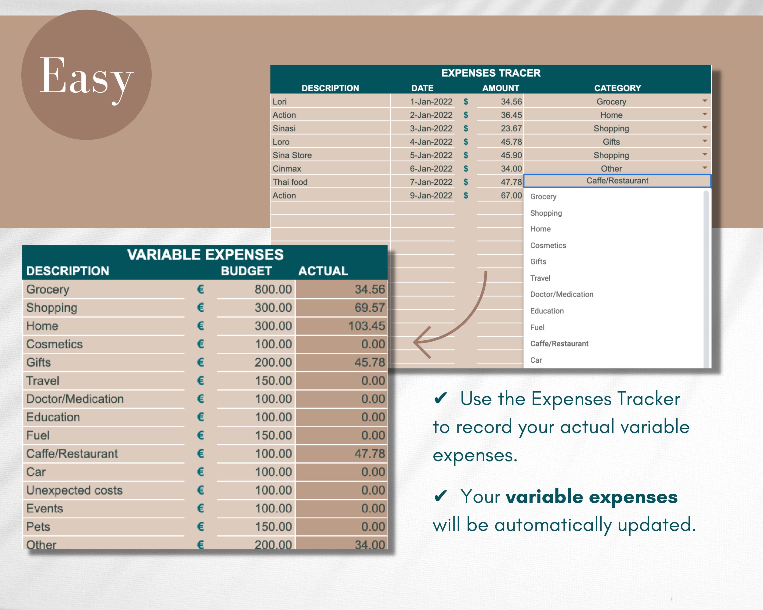 Monthly Budget Spreadsheet | Budget Planner | Budget Template | Google ...