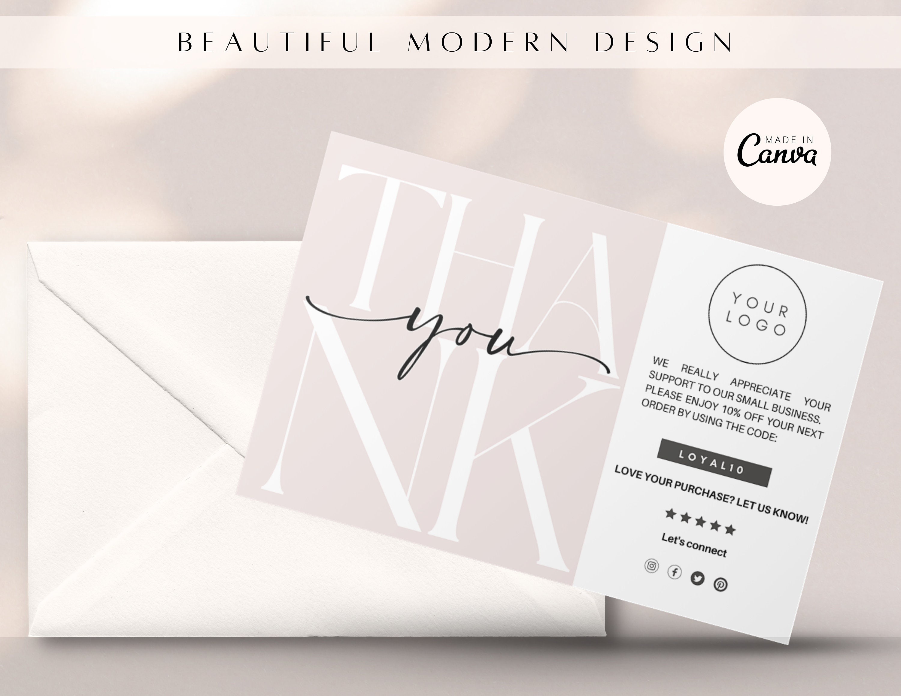 Printable Thank You Cards | Thank You for Your Purchase Business ...