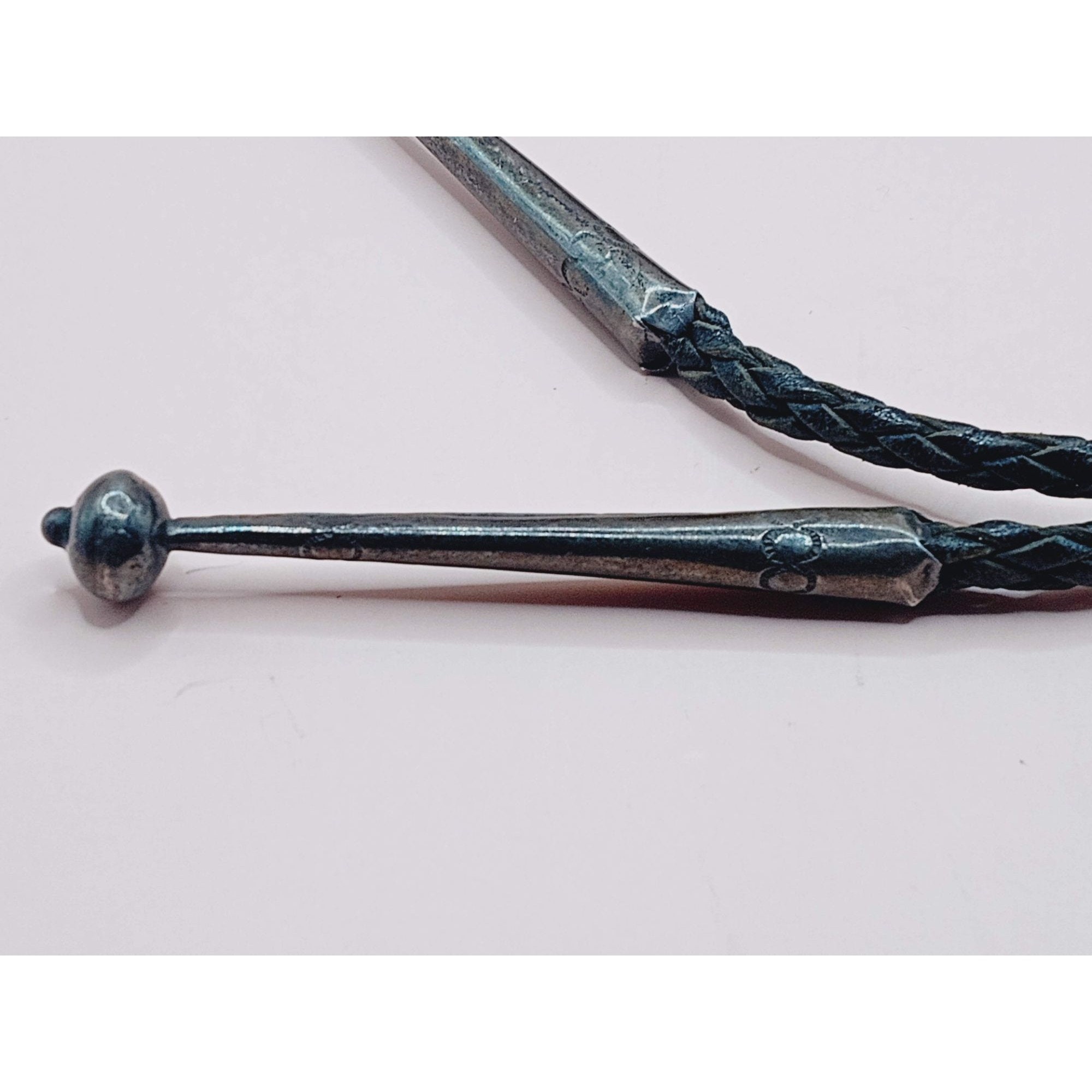 1950 John Lucio Zuni Made Comanche Kachina Dancer Bolo Early Piece ...