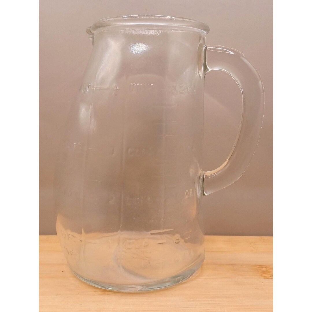 Vintage 1950s Glasco Male Clear Glass Graduated Pitcher Urinal - Etsy