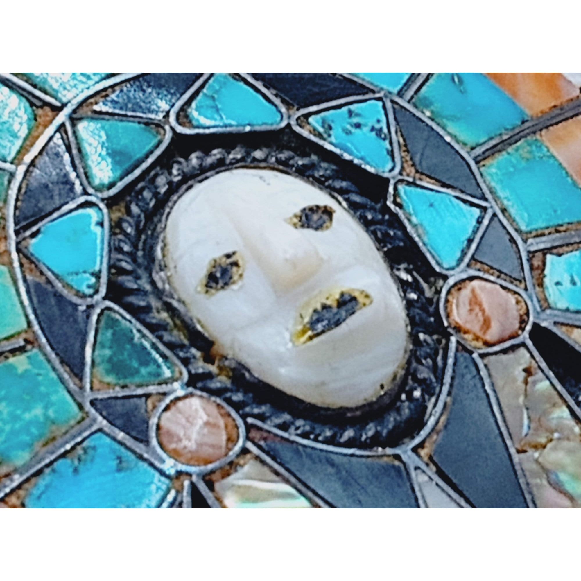 1950 John Lucio Zuni Made Comanche Kachina Dancer Bolo Early Piece ...