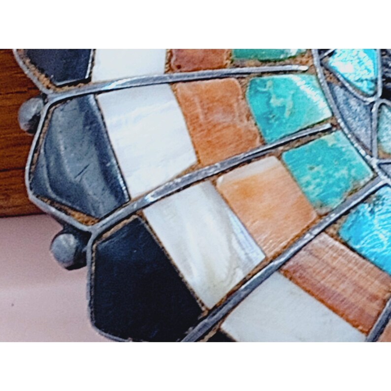 1950 John Lucio Zuni Made Comanche Kachina Dancer Bolo Early Piece ...