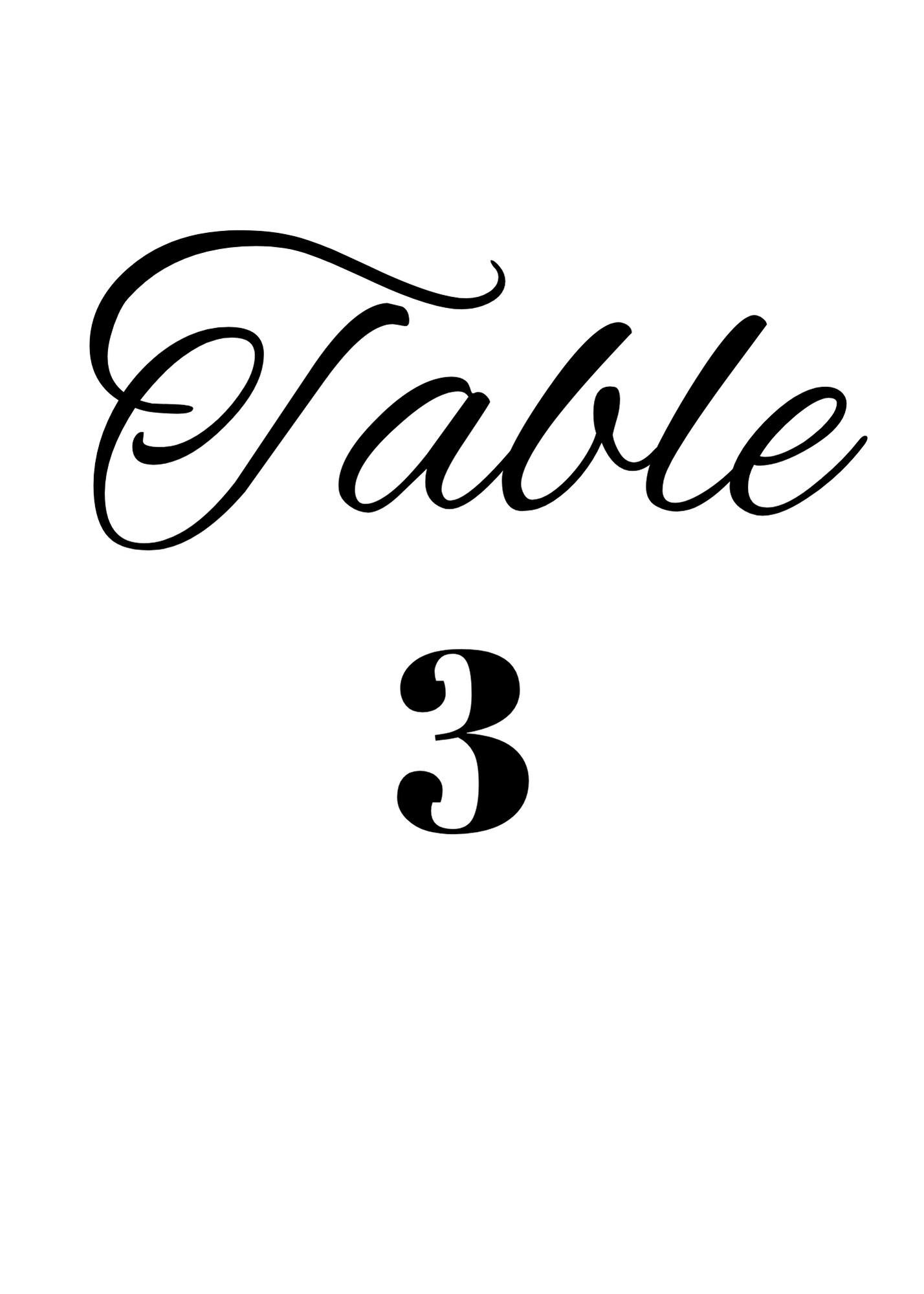 Table Sign, Wedding Table Sign, Event Table Sign, Elegant Sign, Upscale ...