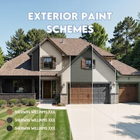 House Exterior Paint Color Inspo Moodboard - Etsy