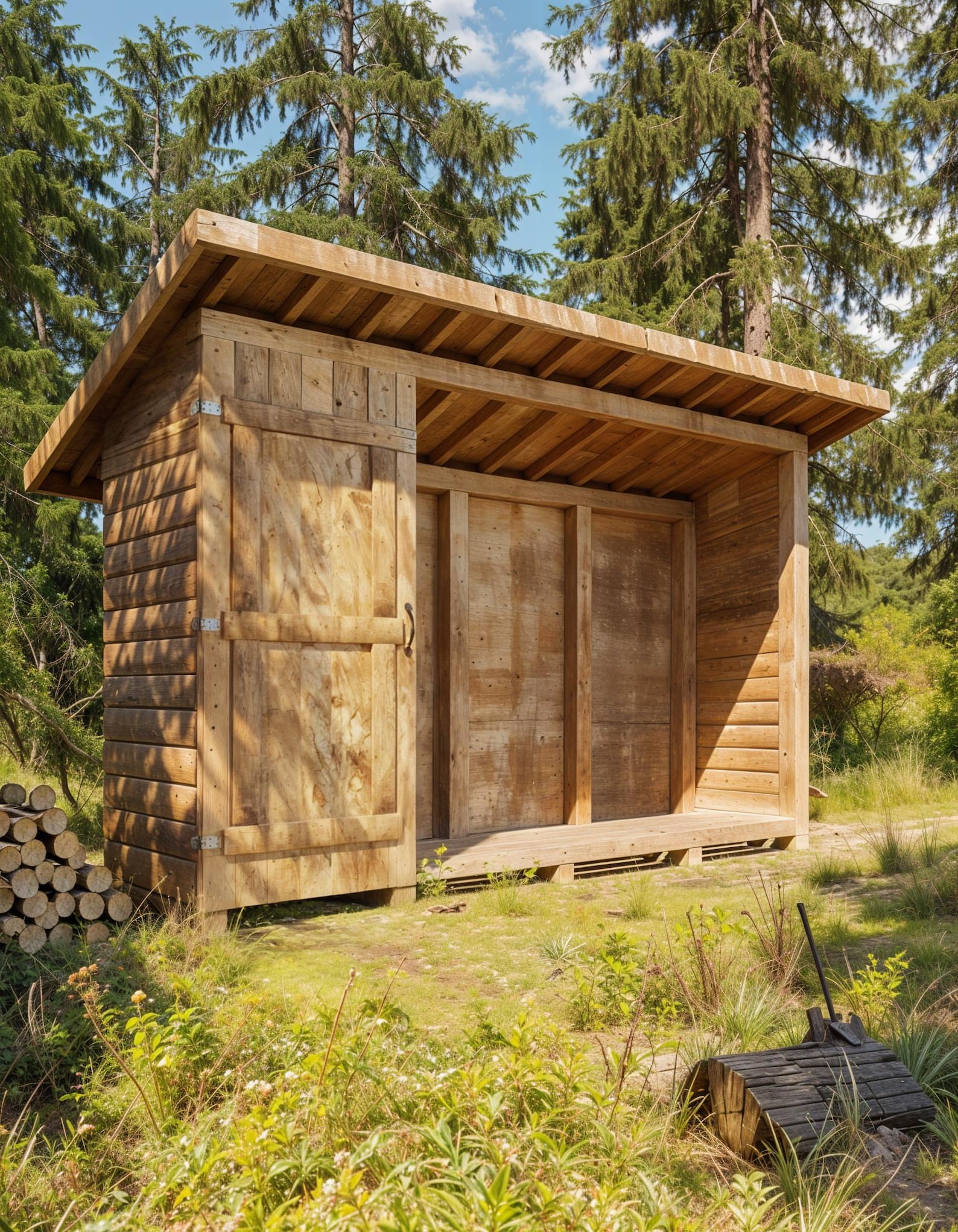 4x16 Firewood Shed Plans: DIY Outdoor Storage (PDF + Video) - Etsy