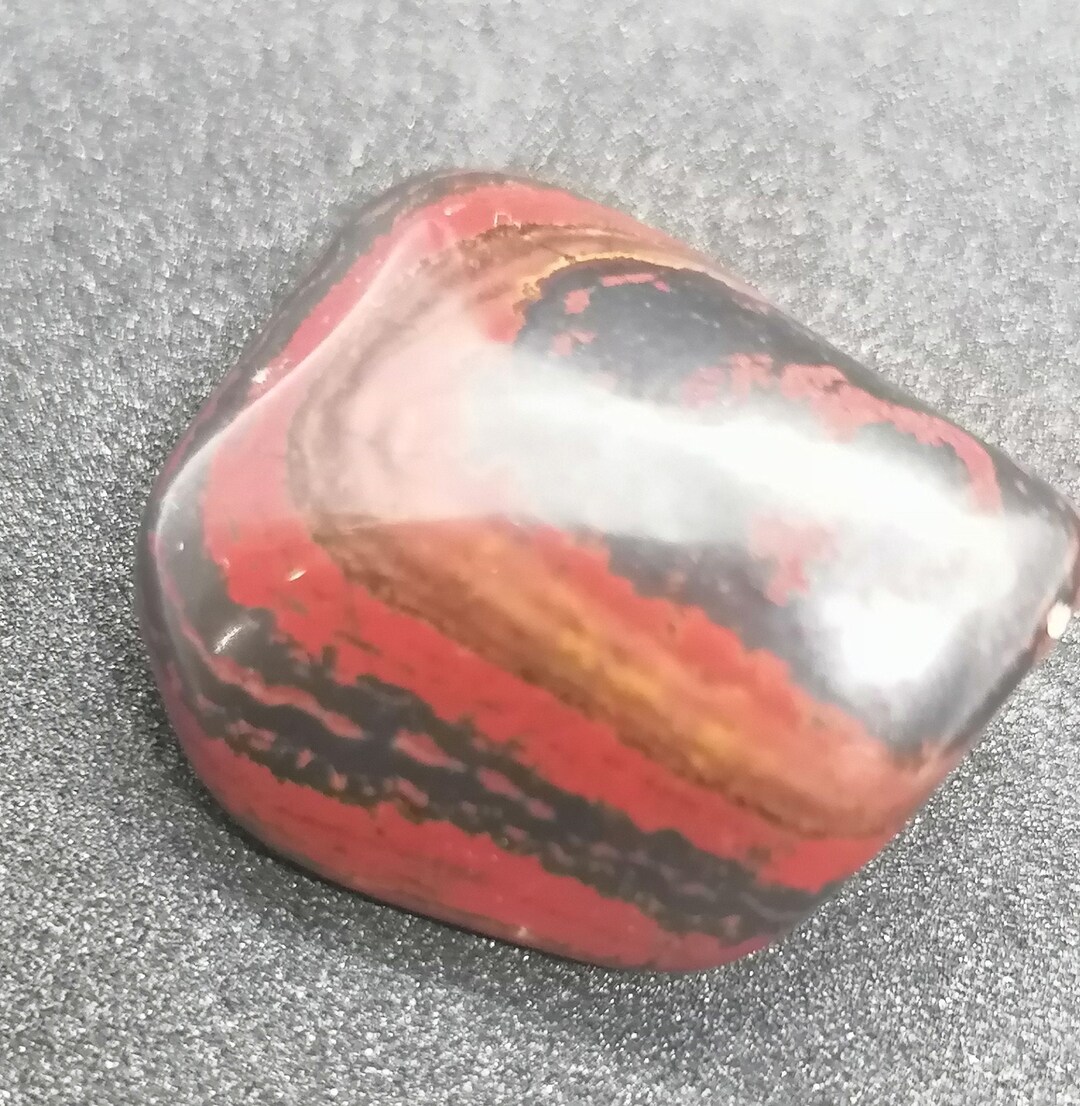 Tiger's Iron AKA Mugglestone (tumbled) - Potent Grounding Crystal - Etsy