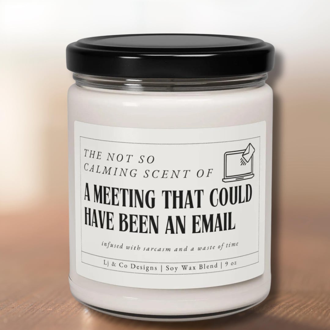 Funny Coworker Candle Gift for Boss Work Friend Office Gifts Project ...