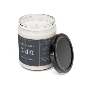 Funny Nurse Gift, Smells Like C Diff Candle, Gift for Doctor Nurse ...