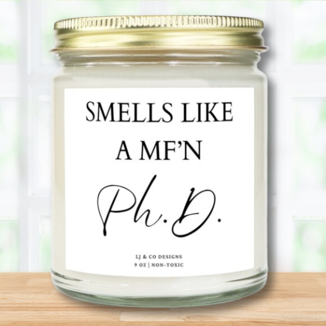 Phd Graduation Gifts Doctorate Gift Funny PHD Candle Doctor Gift ...
