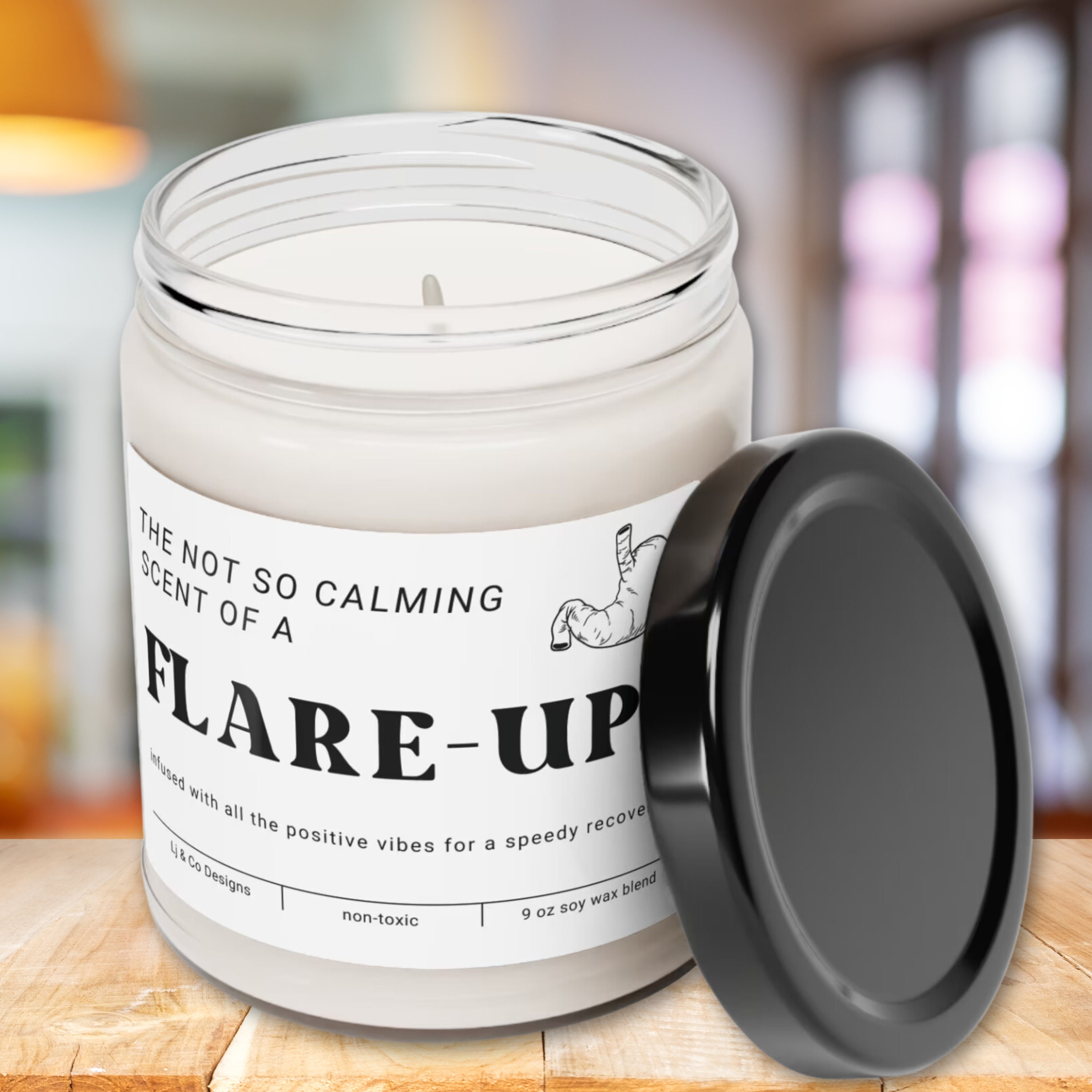 Funny Flare Day Candle Gift Get Well Soon Spoonie Gifts Invisible ...