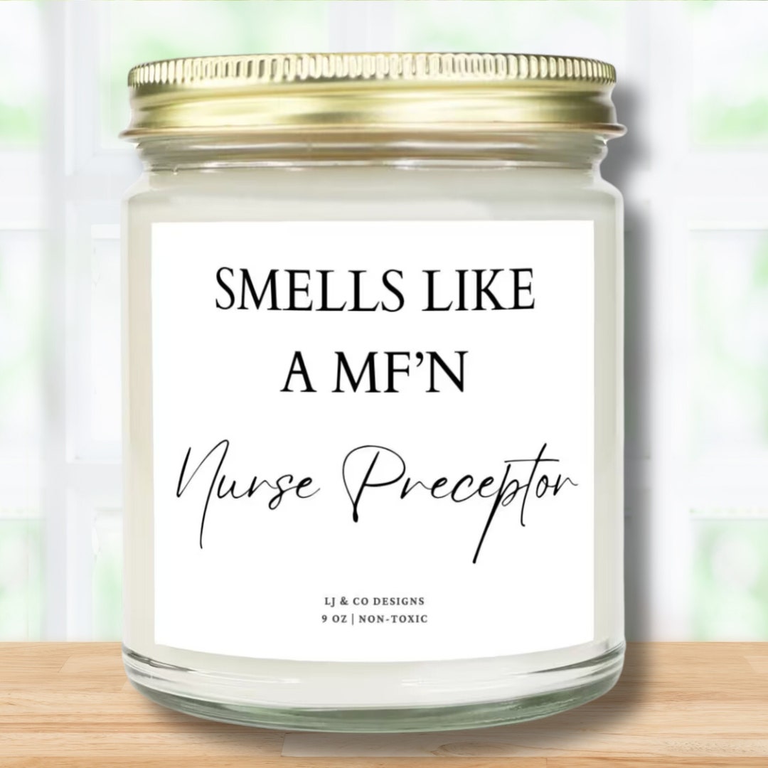 Nurse Preceptor Gift Clinical Instructor Thank You Candle Nurse ...