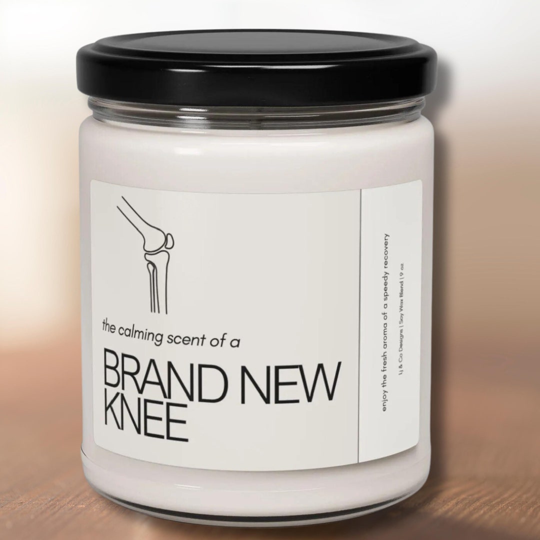 Knee Replacement Surgery Gift Funny Knee Surgery Candle Joint ...