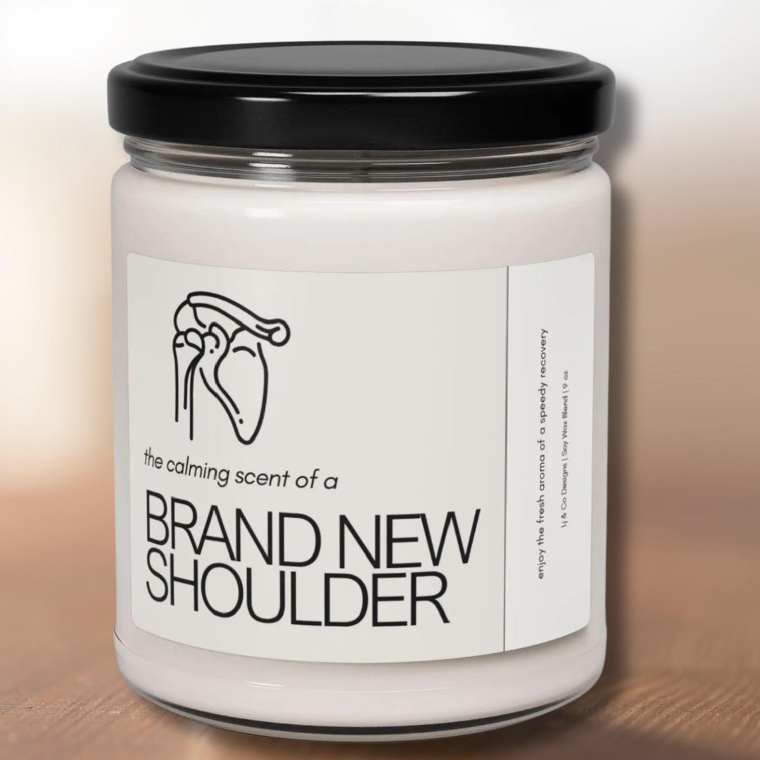 Shoulder Surgery Gift Funny Arm Surgery Candle Joint Replacement Gifts ...