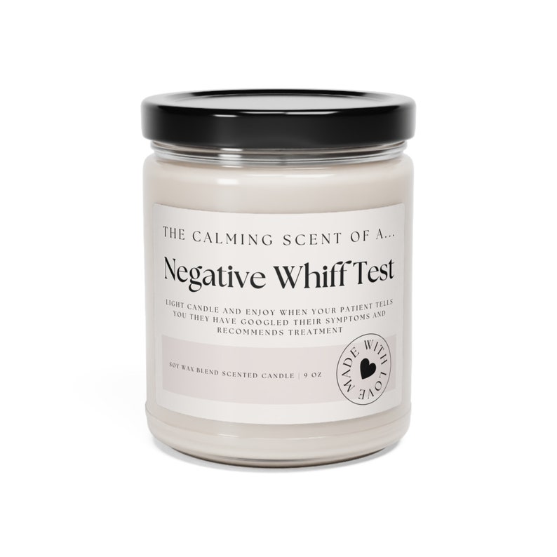 Funny Nurse Gift, Negative Whiff Test Candle, Gift for Doctor Nurse ...