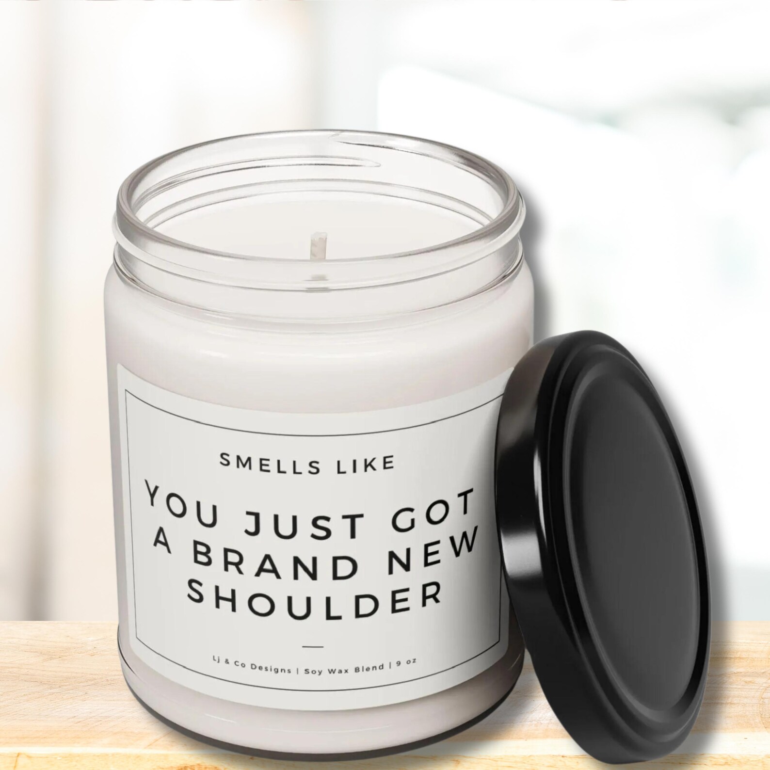 Shoulder Surgery Gift Funny Arm Surgery Candle Joint Replacement Gifts ...
