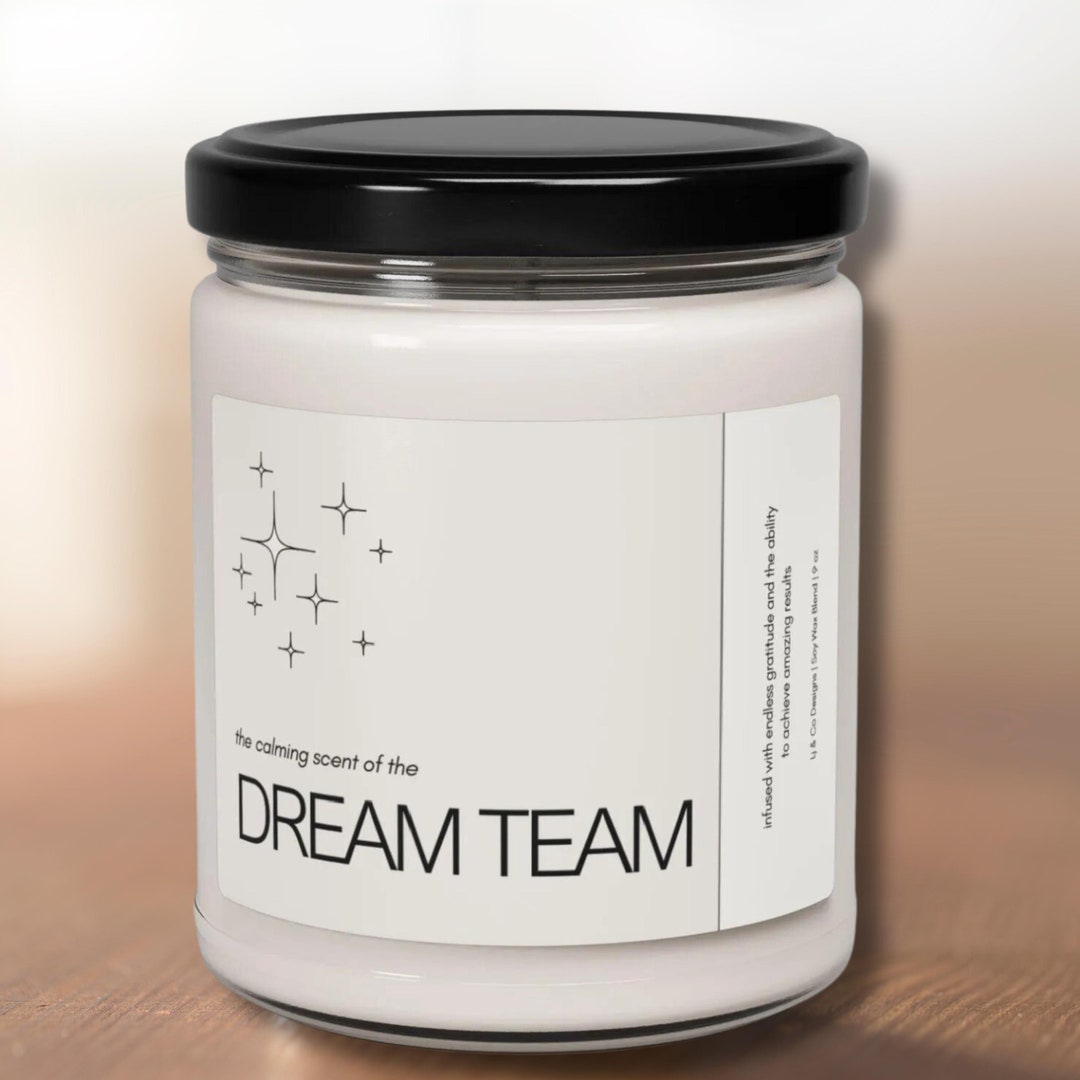 Employee Appreciation Gifts Dream Team Candle Gift for Employee ...