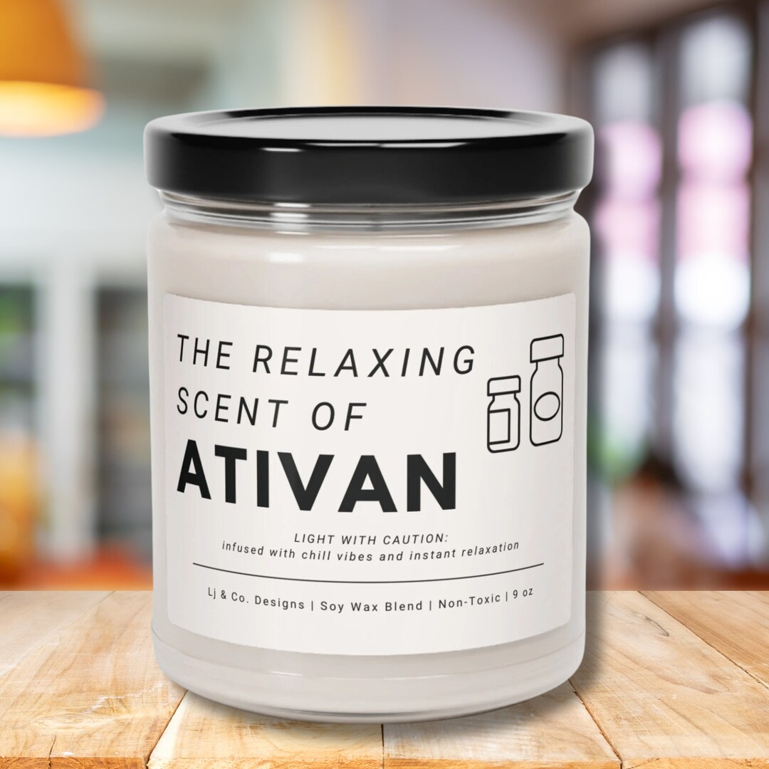 Funny Nurse Gifts Ativan Candle Gift for Doctor Nurse Preceptor ...