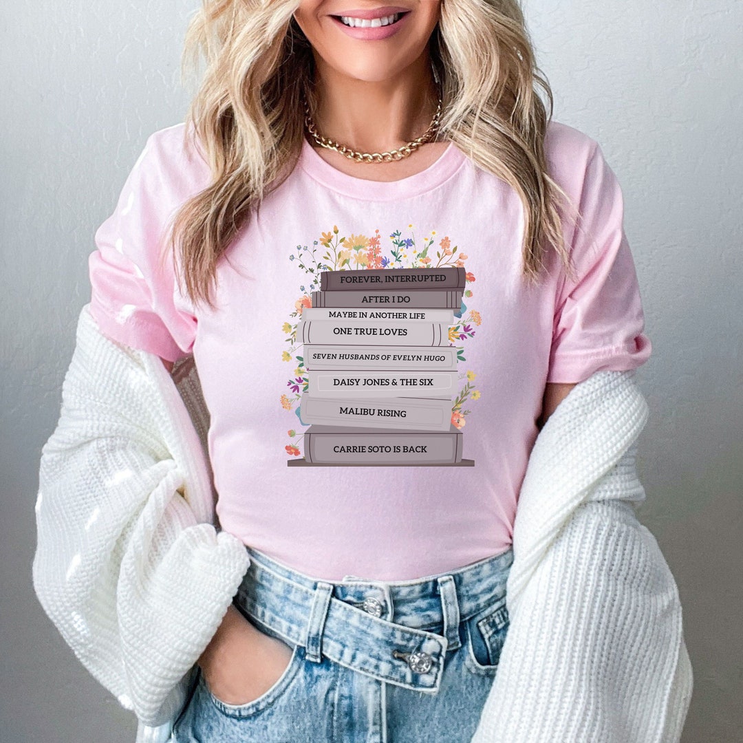 Taylor Jenkins Reid Shirt, TJR Books Shirt, Book Bookish Merch, Book ...