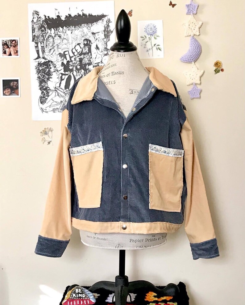 Quilted Back Jacket - Etsy