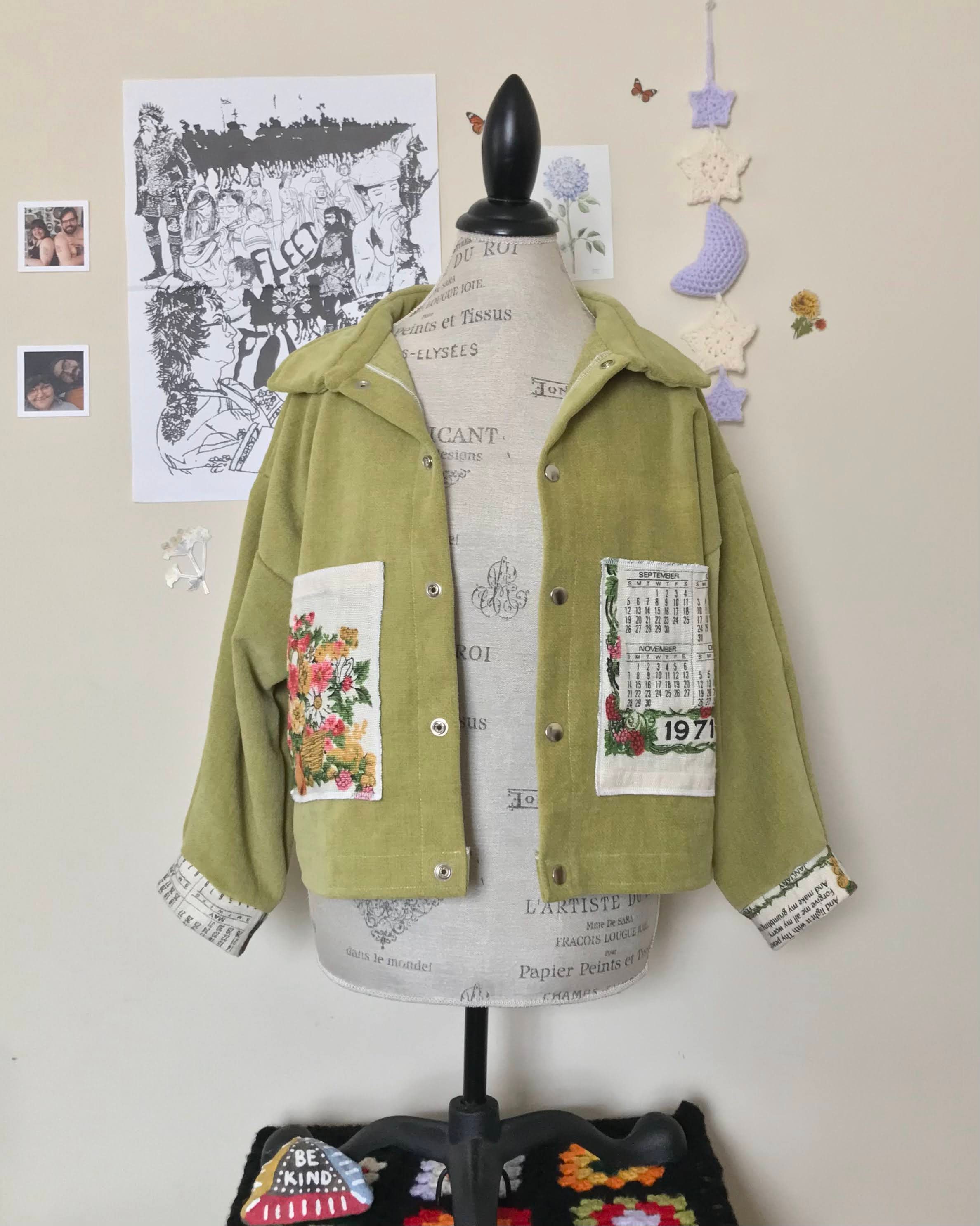 Floral Calendar Jacket - Etsy