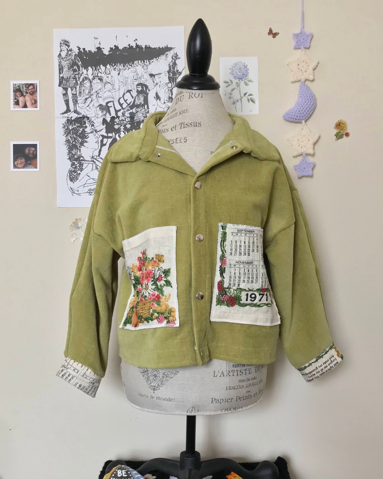 Floral Calendar Jacket - Etsy