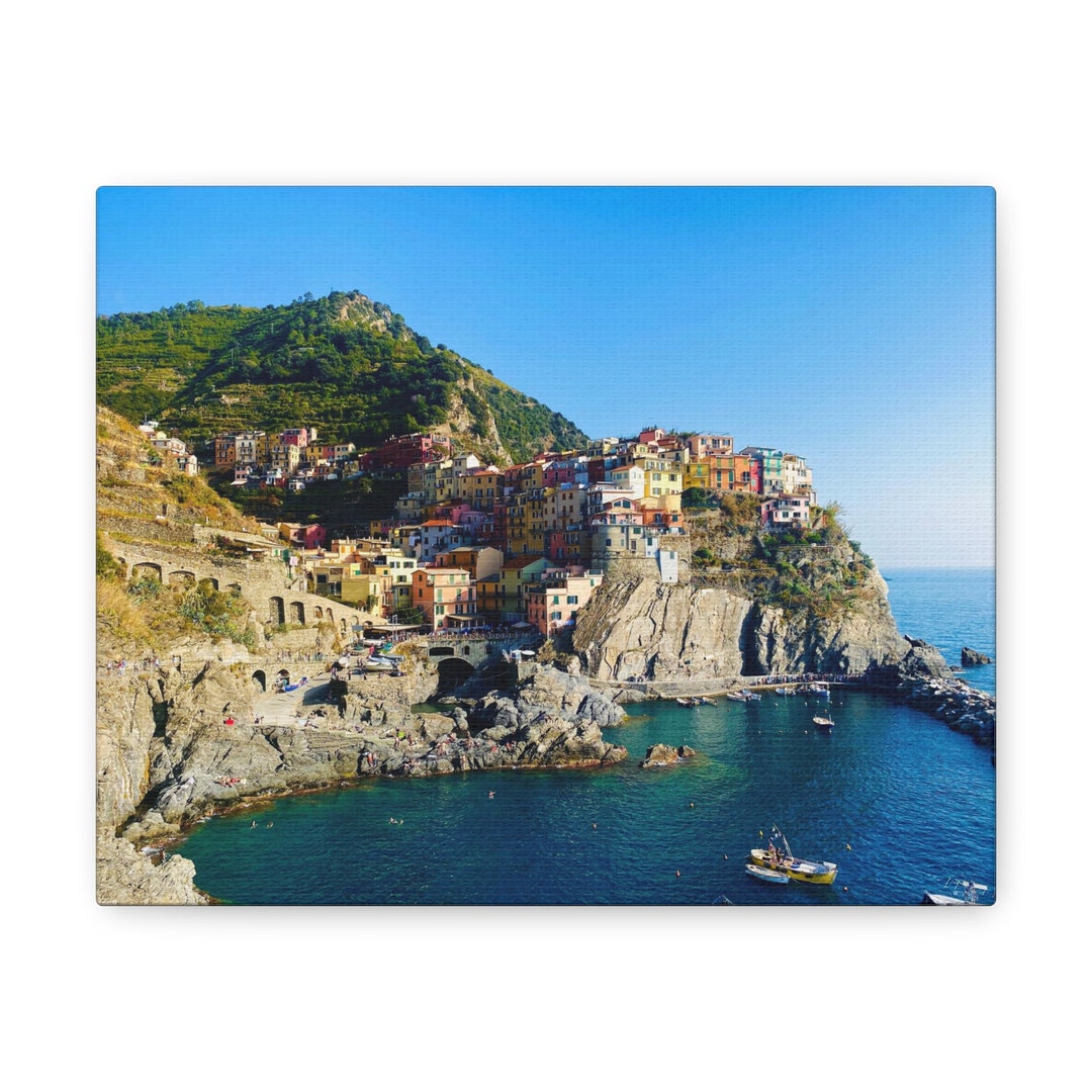 Italian Coastline Canvas (manarola, Italy) - Etsy