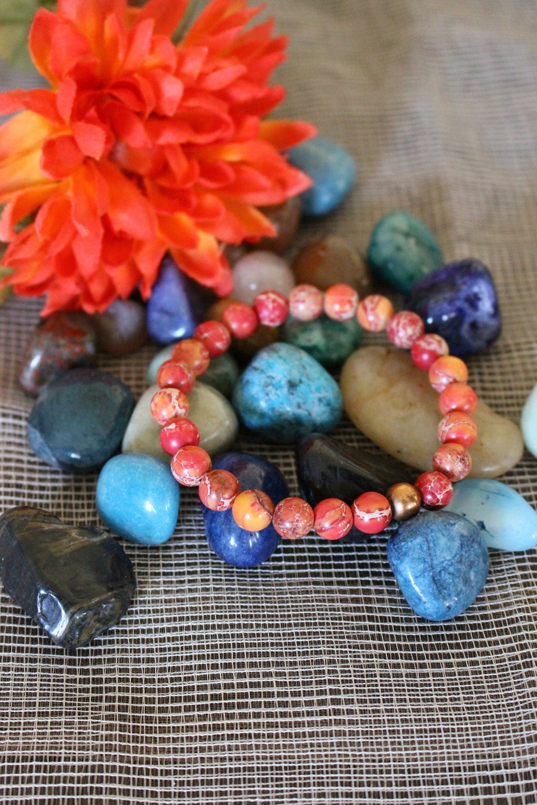 Obsessive Compulsive Disorder (OCD) - Red Jasper Bracelet - Etsy