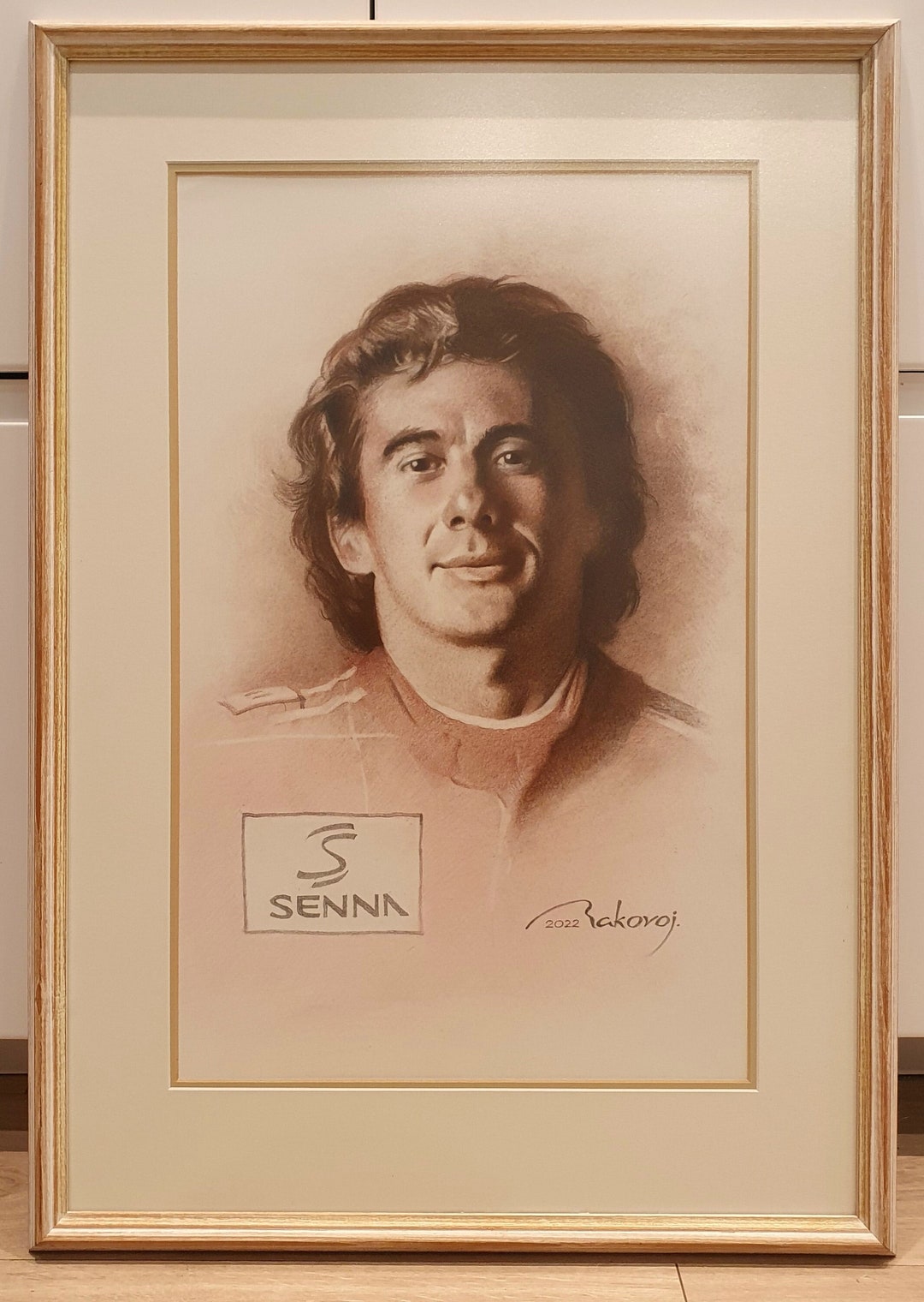 Ayrton Senna Portrait - Etsy
