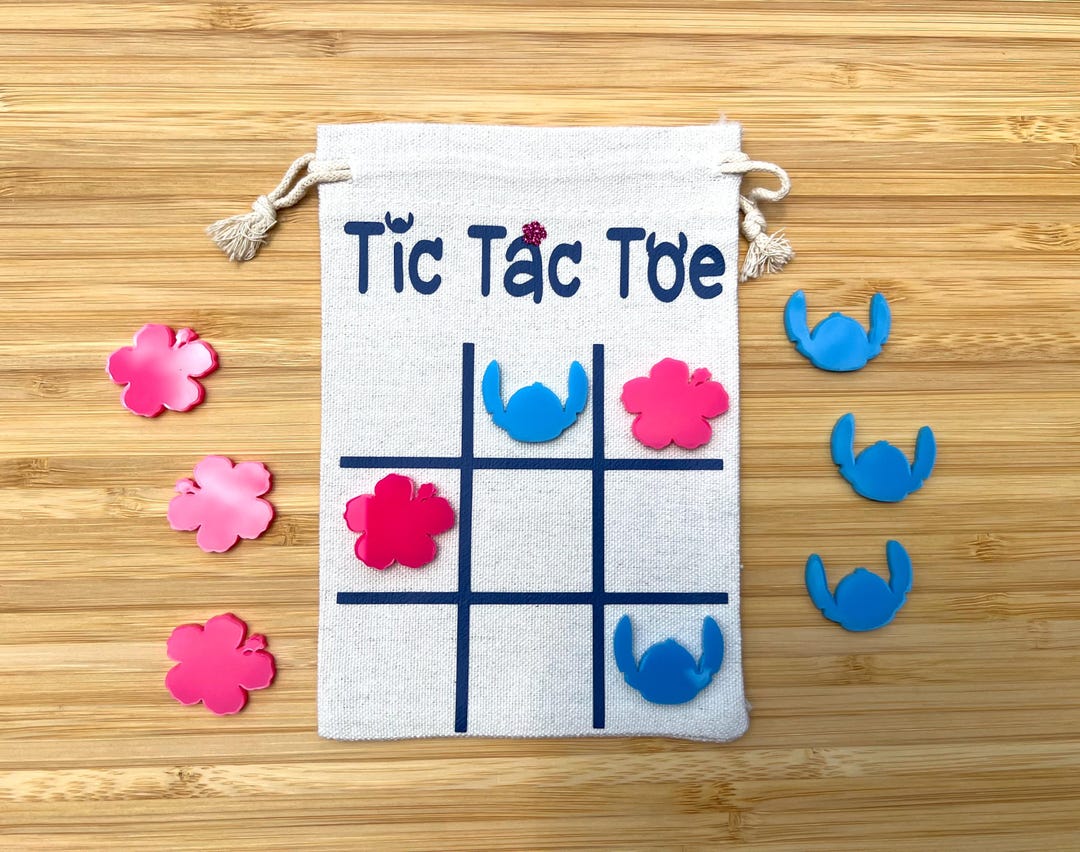 Stitch & Hibiscus Flower Tic Tac Toe Party Favor, Fish Extender ...