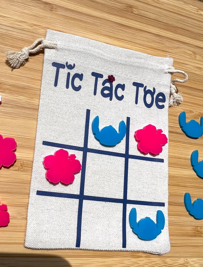 Stitch & Hibiscus Flower Tic Tac Toe Party Favor, Fish Extender ...