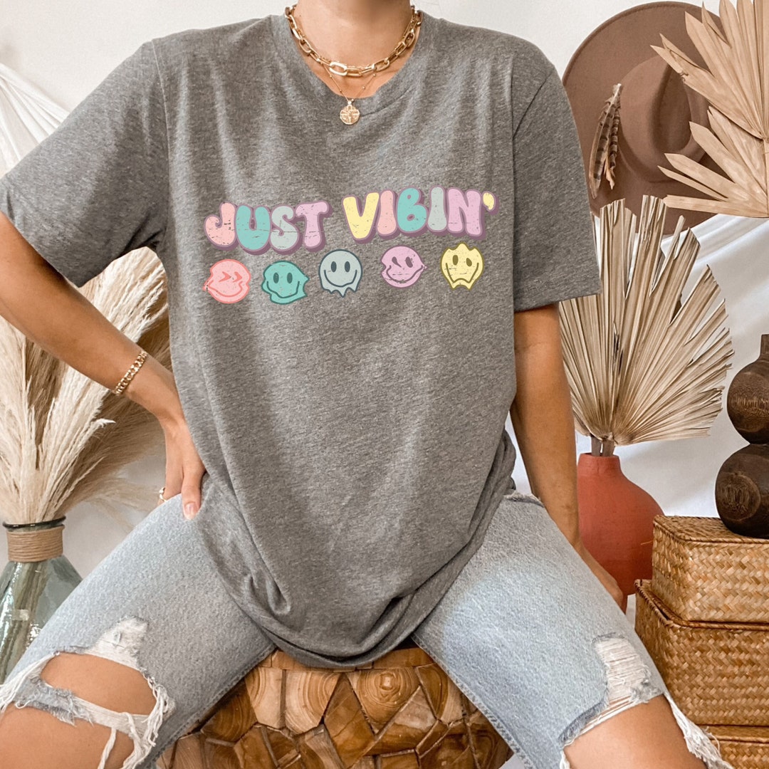 Just Vibin, Vibes, Good Vibes Only, Graphic Tees, Graphic T-shirts, Unisex Tees, Graphic Shirts ...