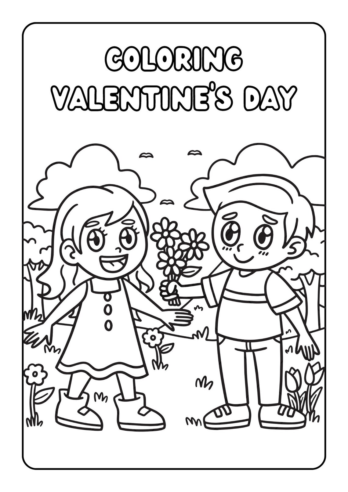 8 Page Download & Print Valentine's Day Themed Preschool Activity Book ...
