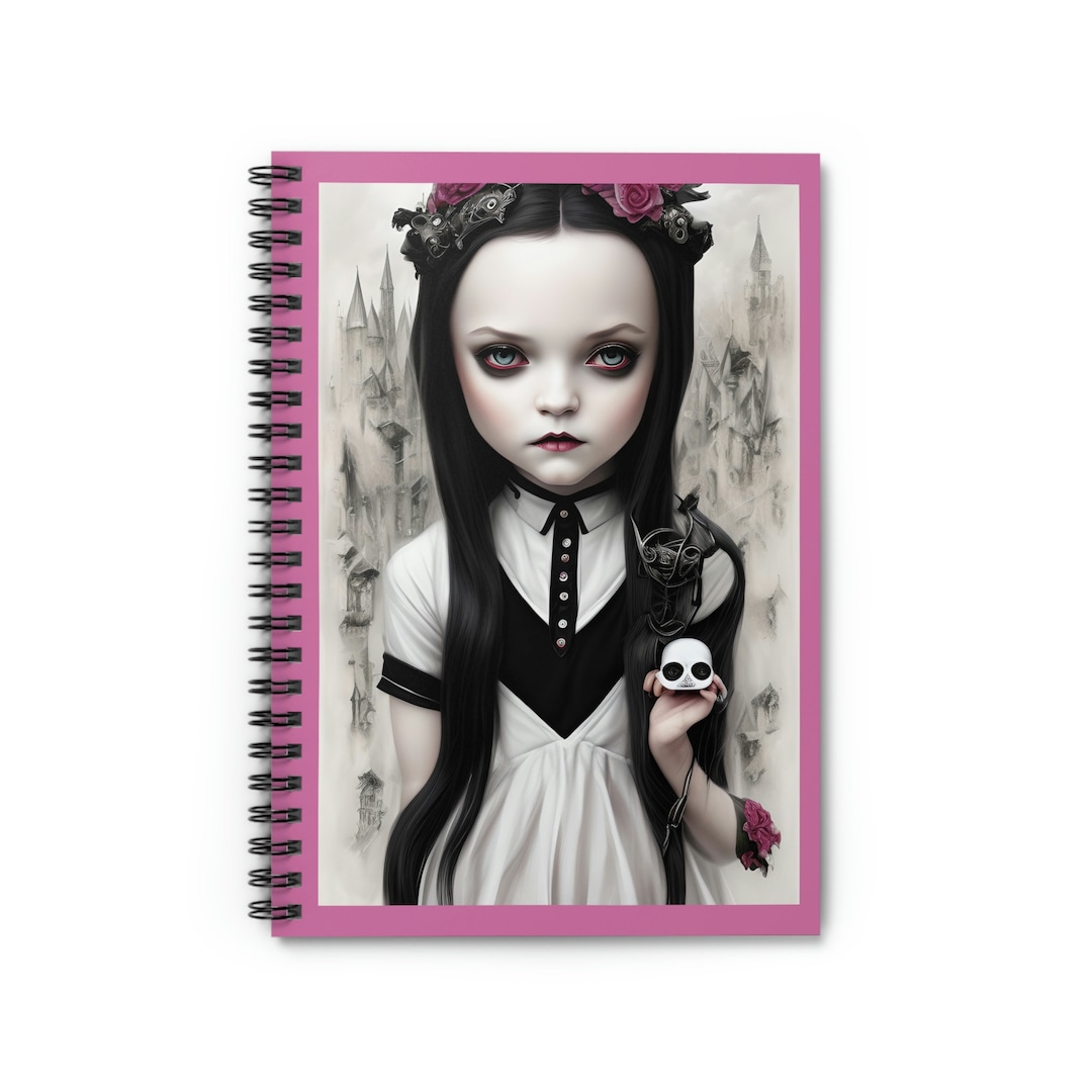 Addams Family, Wednesday Addams, Journal, Diary, Gift, Shopping List ...