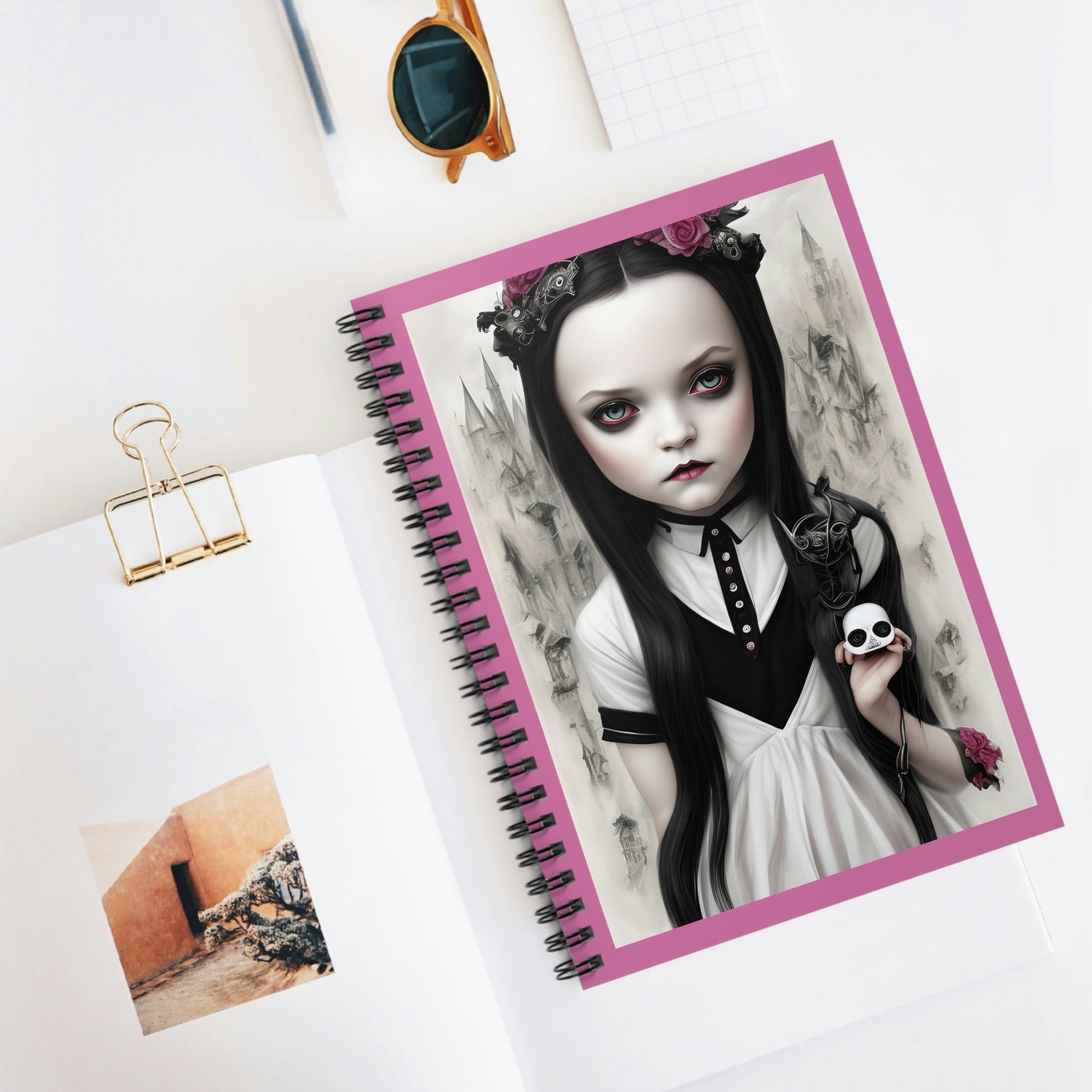 Addams Family, Wednesday Addams, Journal, Diary, Gift, Shopping List ...