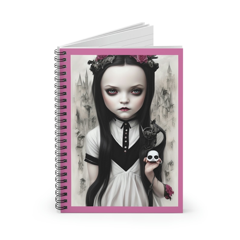 Addams Family, Wednesday Addams, Journal, Diary, Gift, Shopping List ...