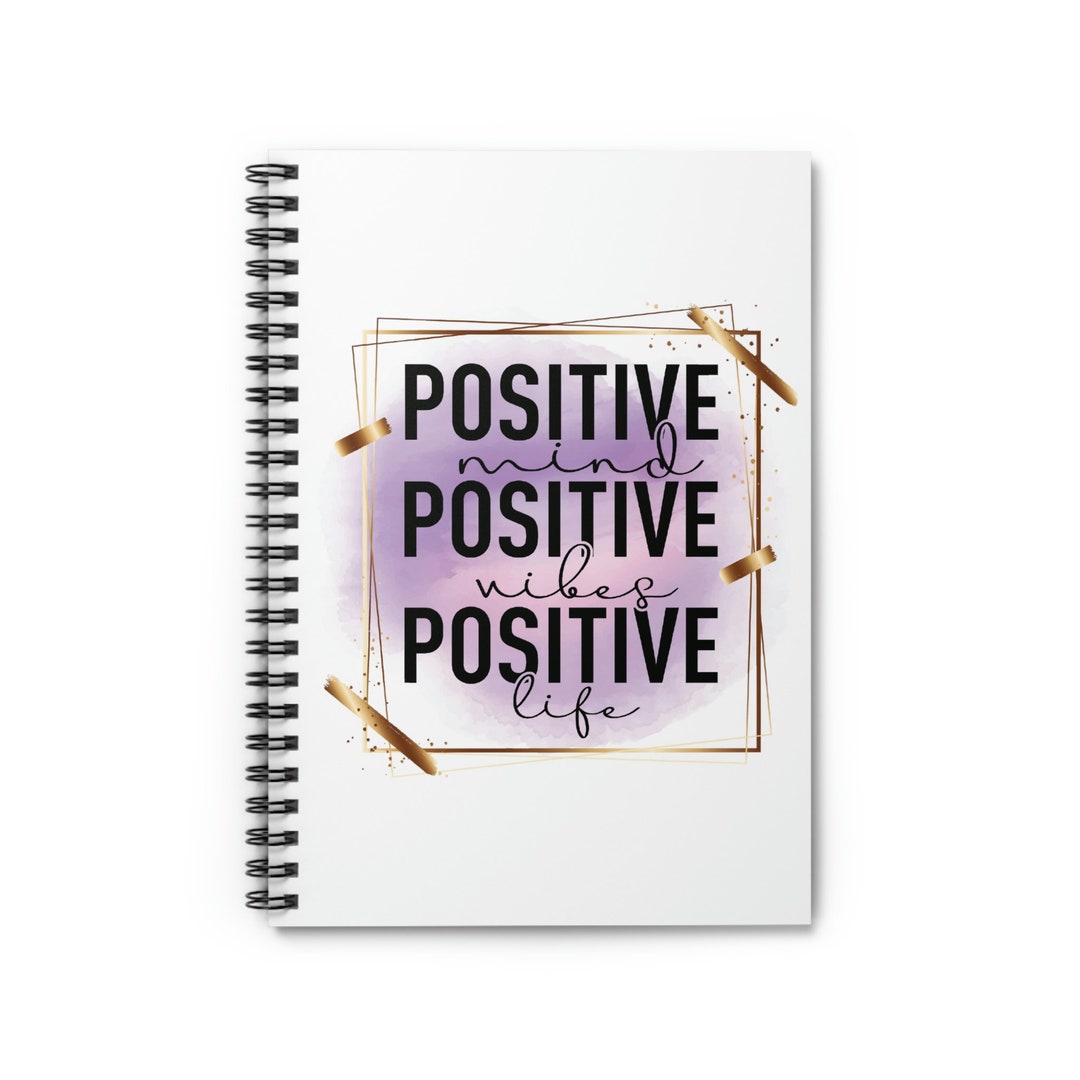 Journal Diary Inspirational Quotes Self-help Spiral Notebook - Ruled ...