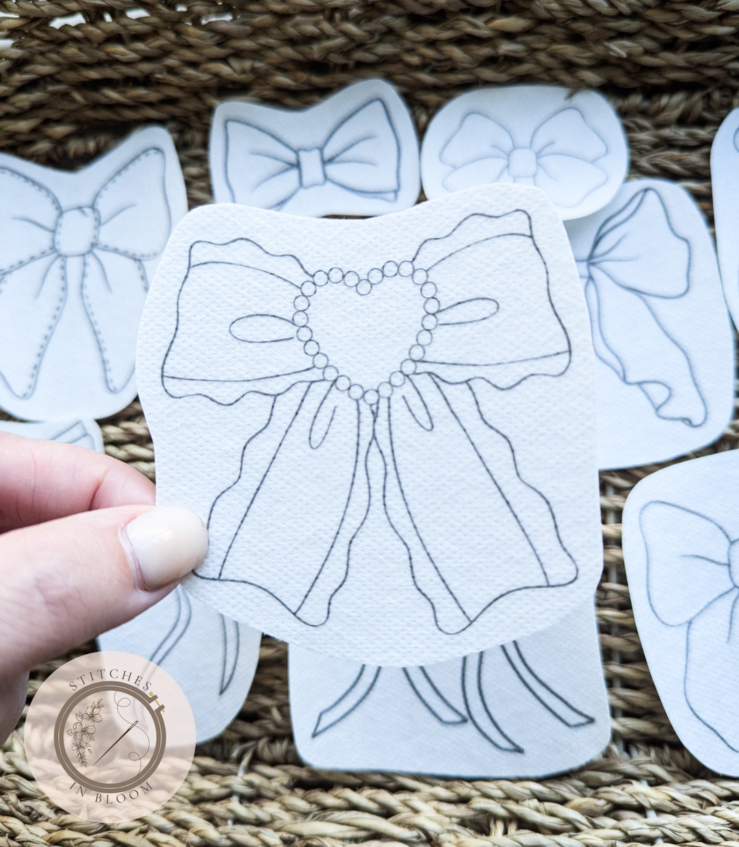Stick & Stitch Bows 2 Coquette Embroidery Kit - Etsy