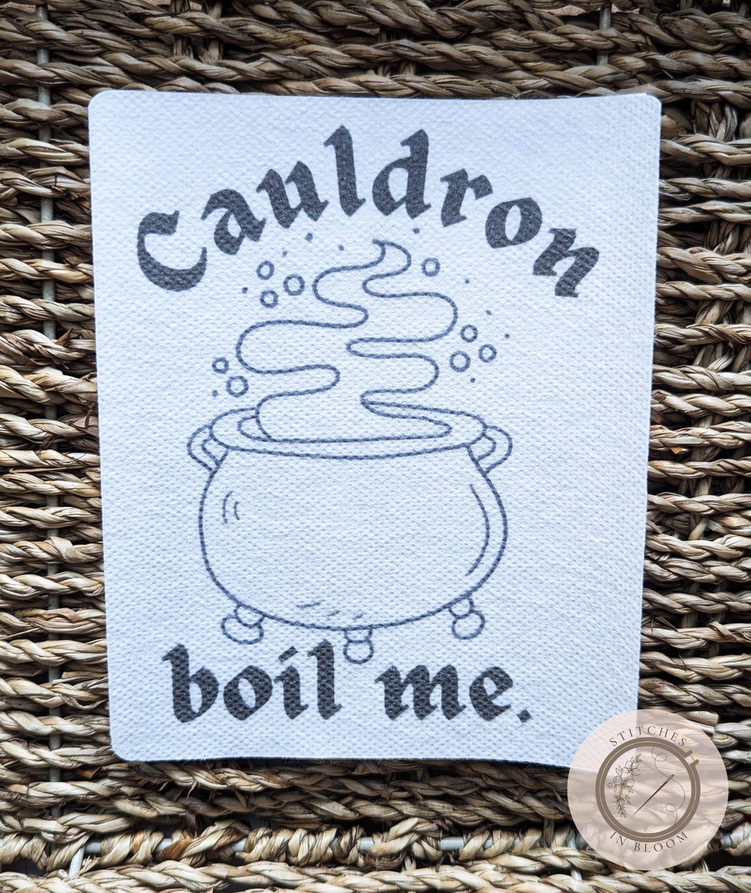 Stick & Stitch Cauldron Boil Me Embroidery Patch - Etsy