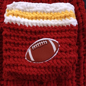 Kansas City Chiefs Fans This Hand Knit Scarf Was Designed for You It is ...