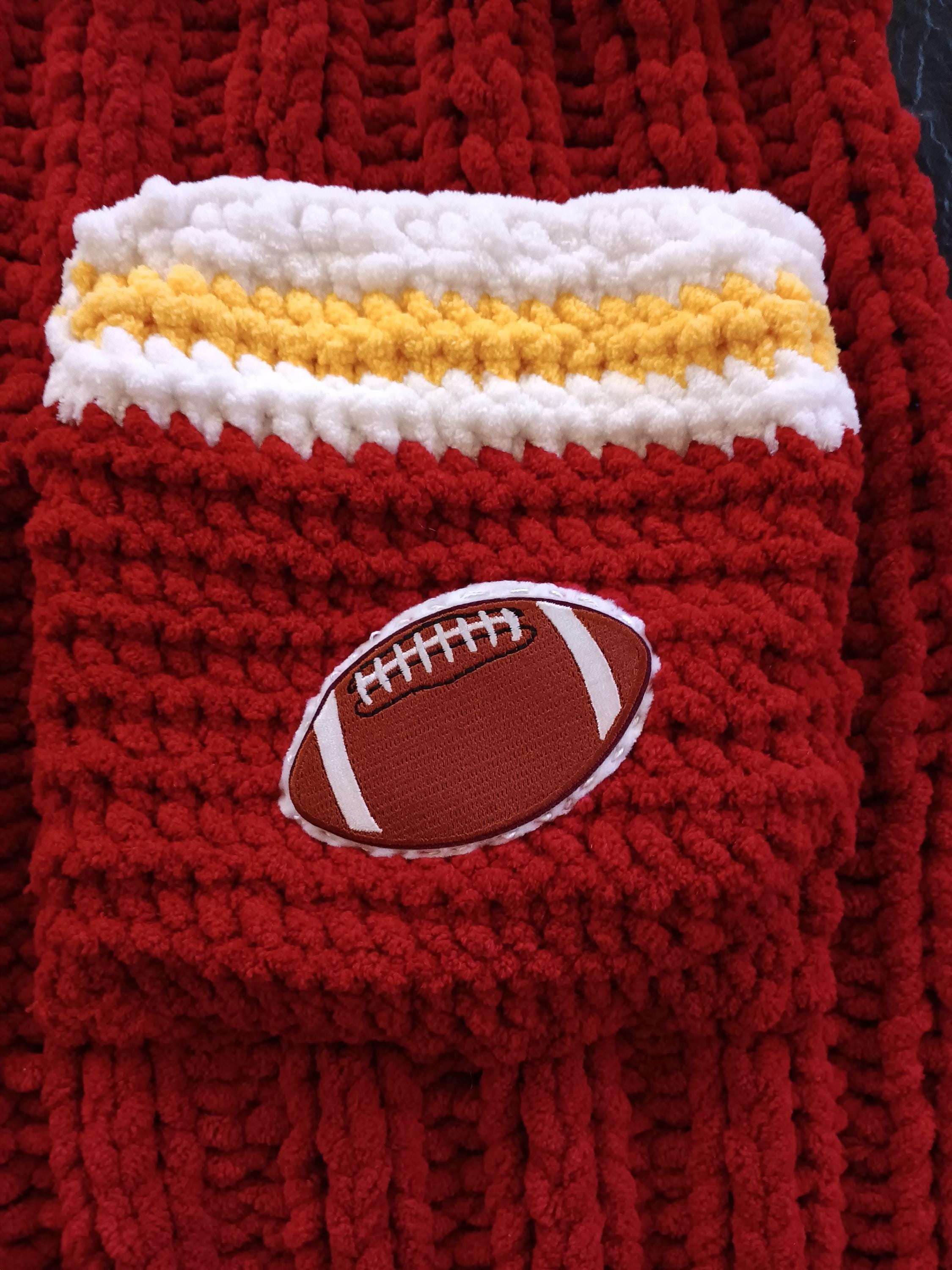 Kansas City Chiefs Fans This Hand Knit Scarf Was Designed for You It is ...