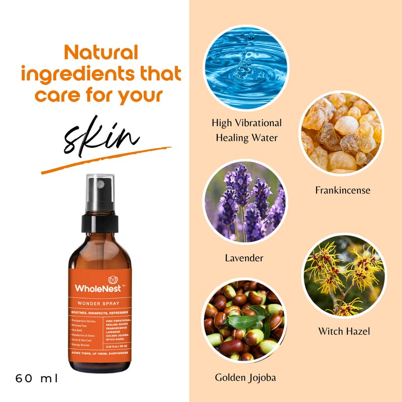 Healing Perineal Spray After Birth Aid Postpartum Stitches - Etsy