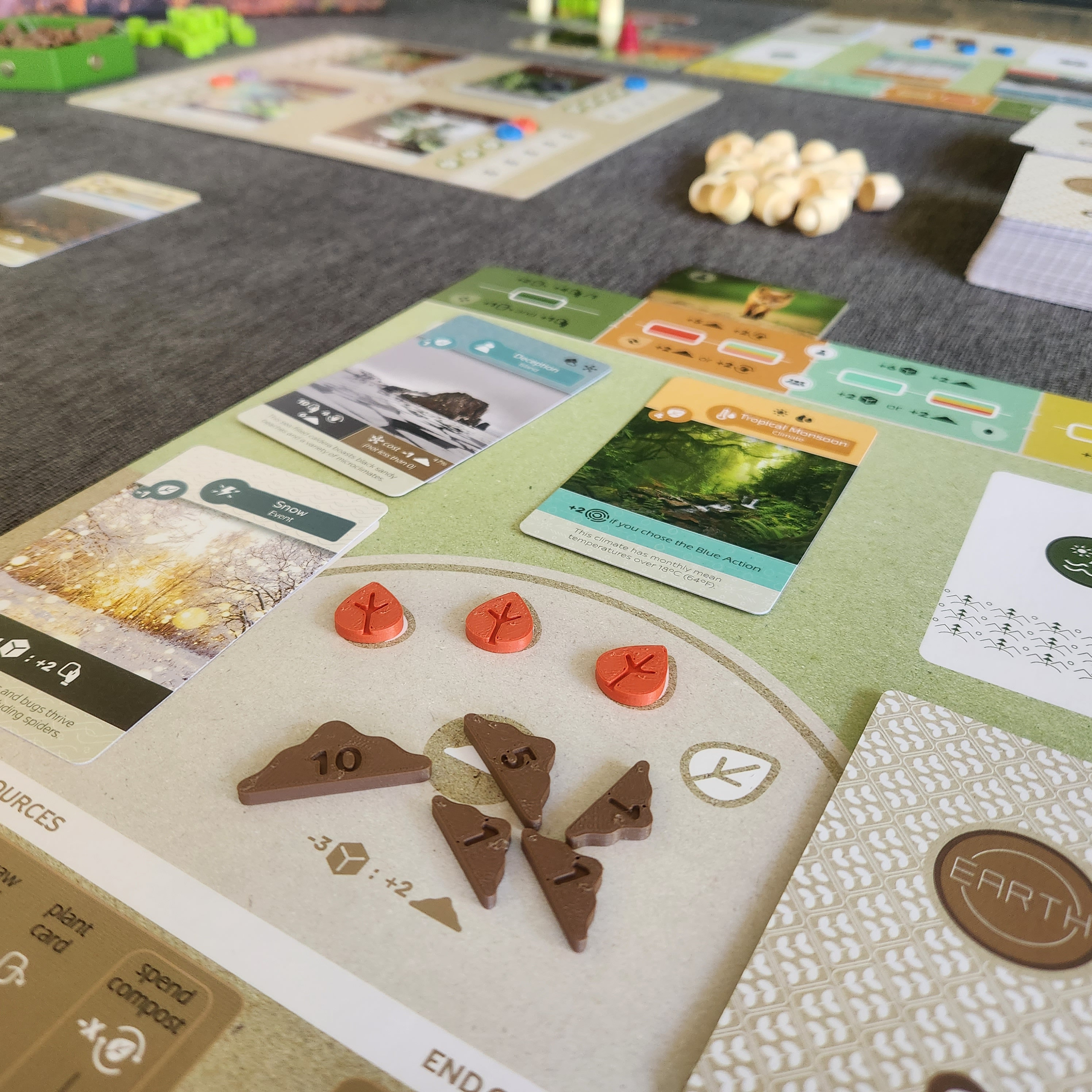 Soil and Leaf 3D Printed Tokens for Earth - Etsy
