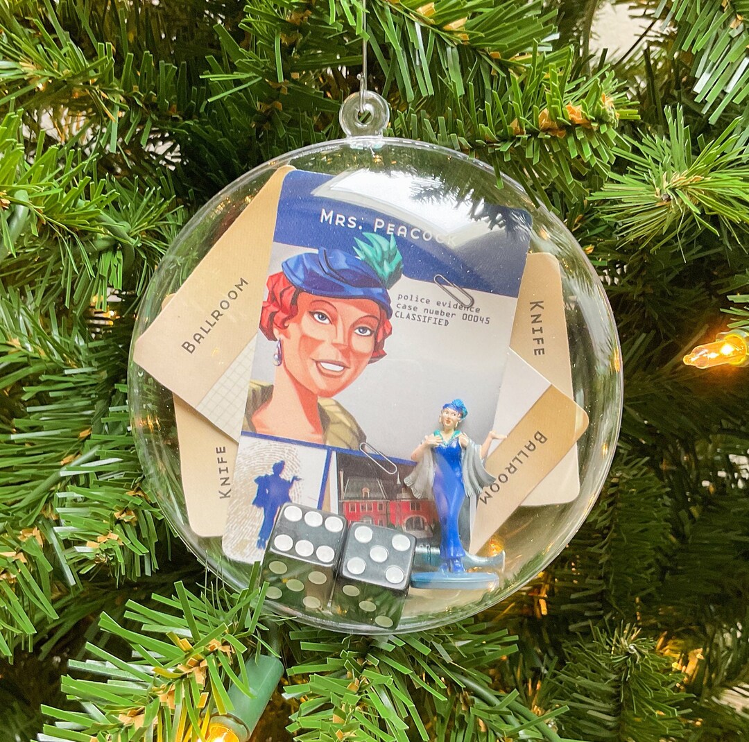 Clue Handcrafted Board Game Ornament - Etsy