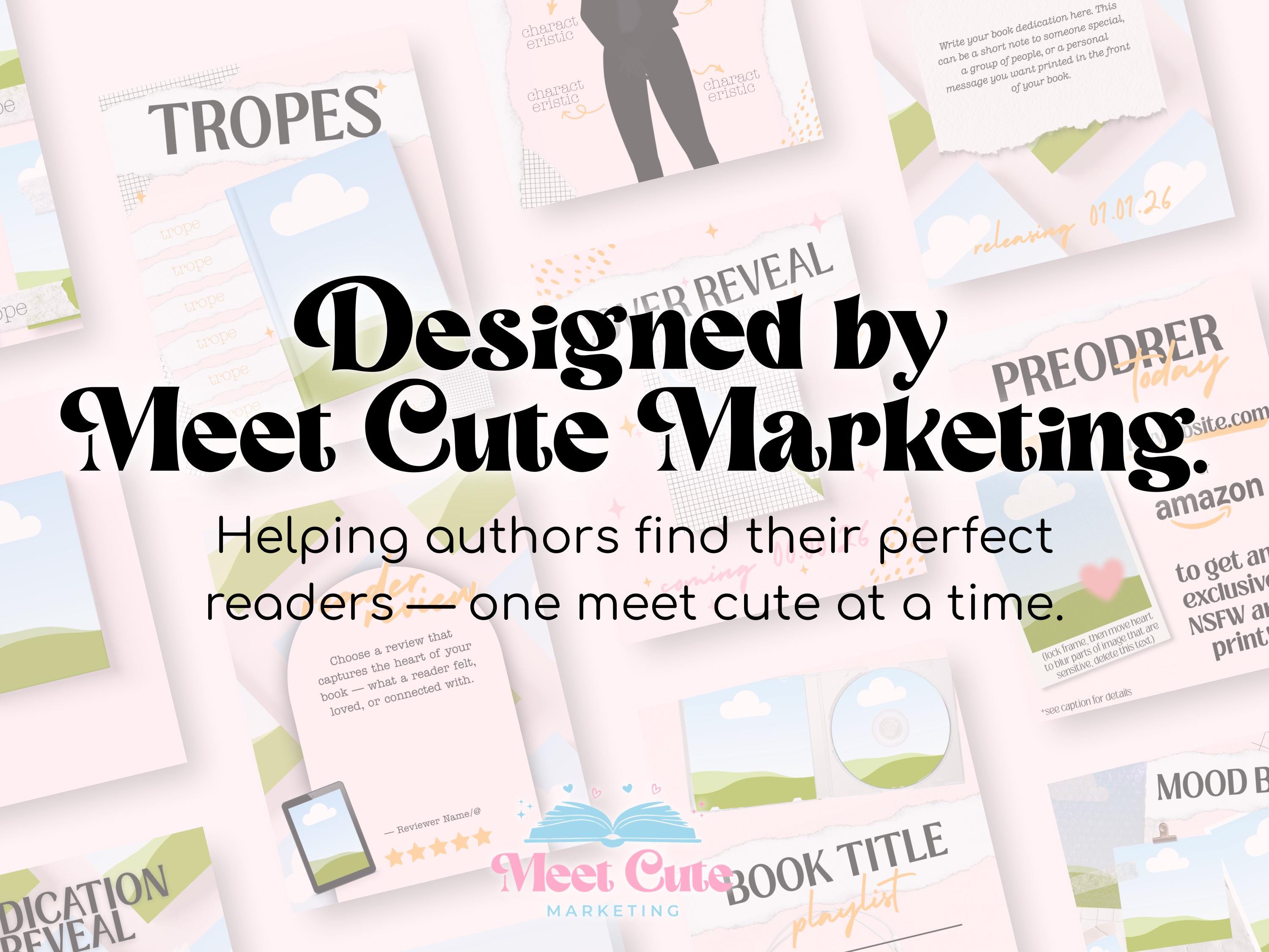 Romance Author Canva Templates | Book Promo Bundle | Animated Cover ...