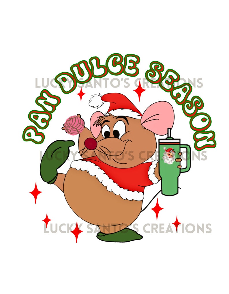 Gus Gus Christmas Concha Tis the Season Png - Etsy