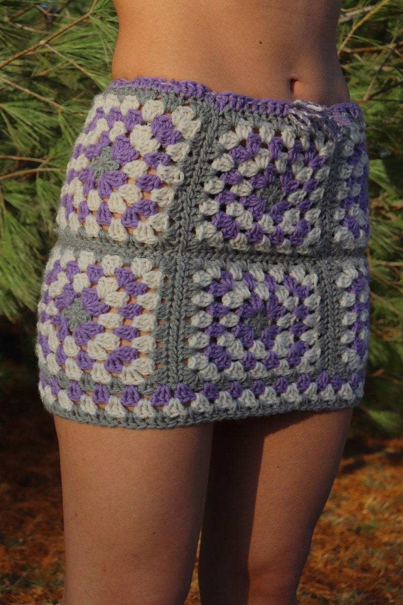 Granny Square Skirt - Etsy