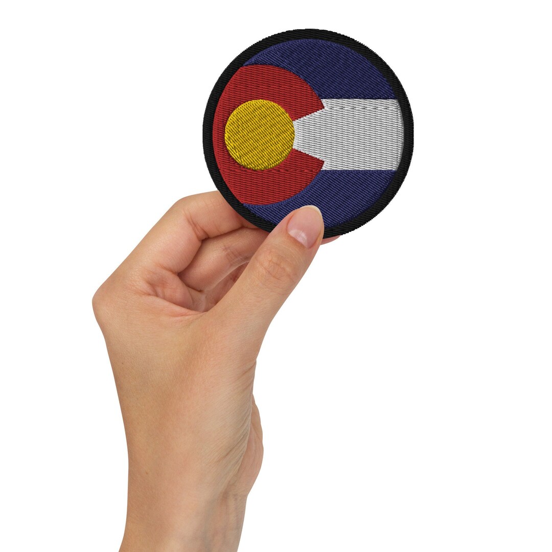 Colorado State Flag Embroidered Patch, Colorado Pride Patch, Iron-on ...